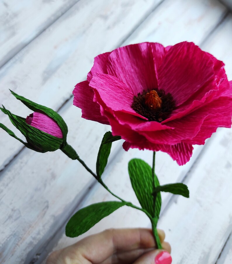 Paper Flower Tutorial Templates DIY Realistic Flowers PDF - Etsy