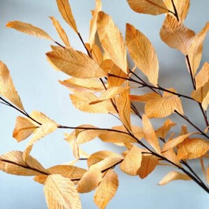 Fall Artificial Branch Home Decor, Decorative Paper Sprig for Vase ...