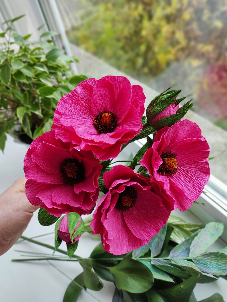 Paper Flower Tutorial Templates DIY Realistic Flowers PDF - Etsy