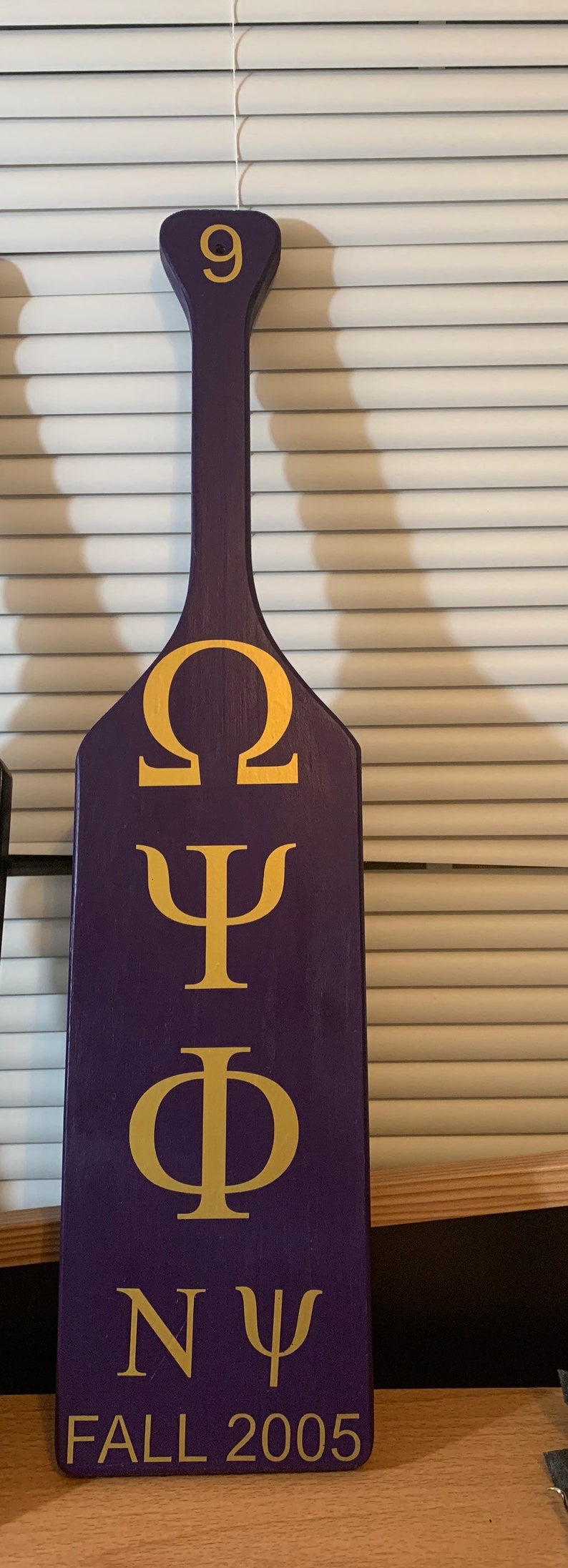 Alpha Phi Alpha D9 Personalized Greek Paddle Any Fraternity | Etsy