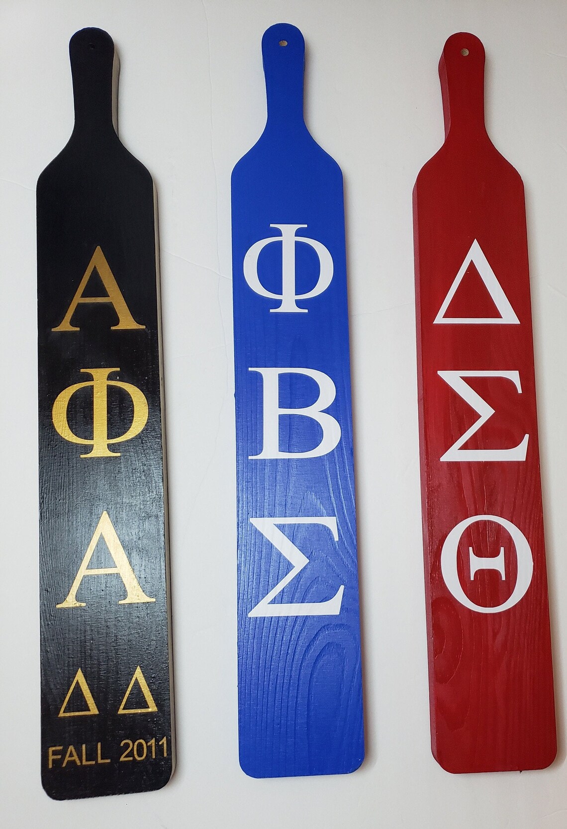 Alpha Phi Alpha D9 Personalized Greek Paddle Any Fraternity | Etsy