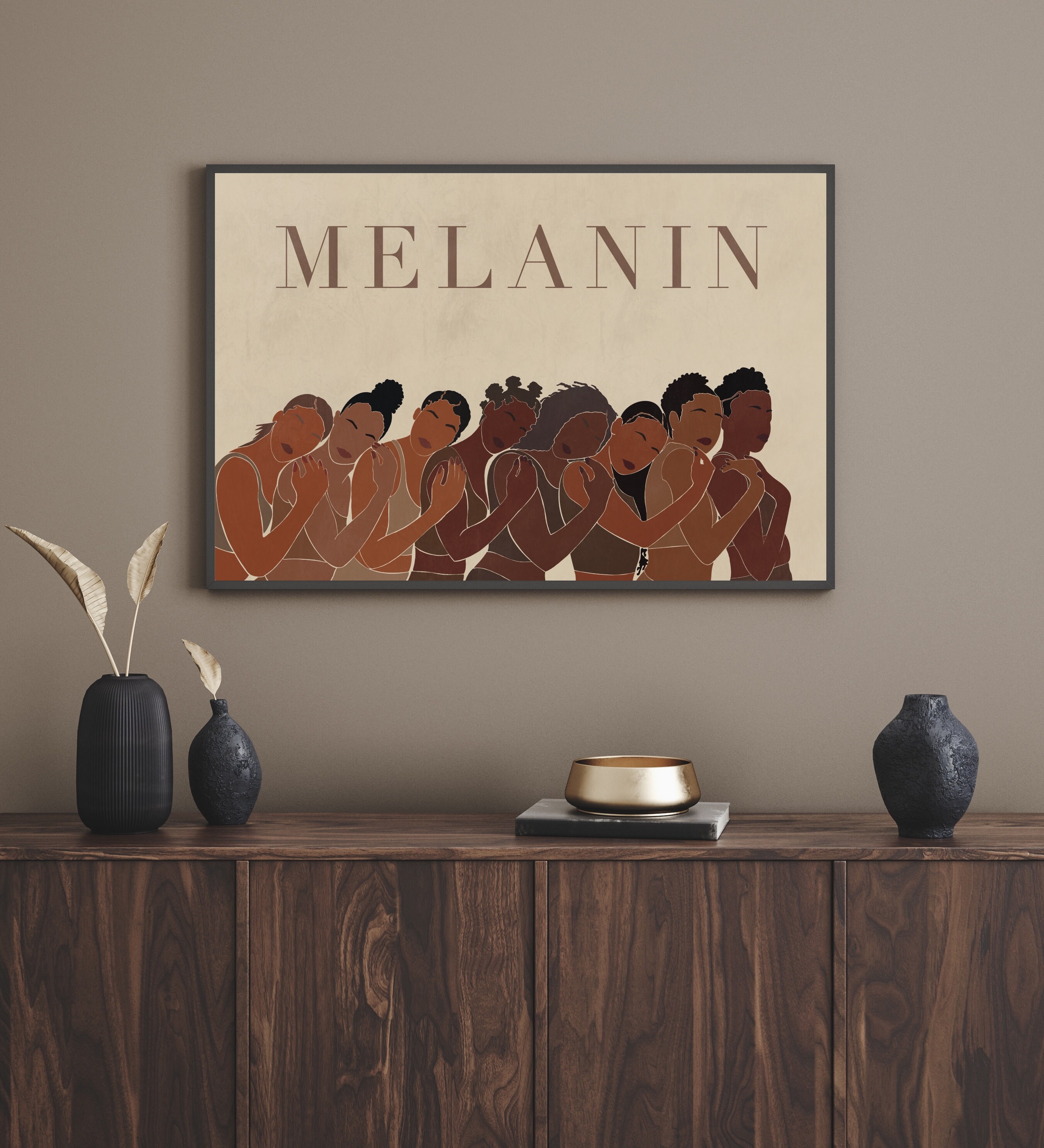 Buy Diverse Woman Prints, Feminist Fashion Posters, Abstract Girl Gang ...