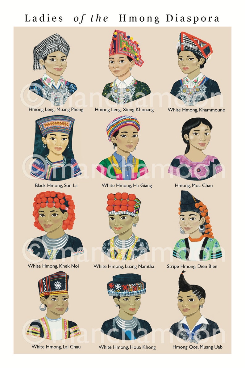 PART 2: Ladies of the Hmong Diaspora (12x18 Inch Print) - Etsy