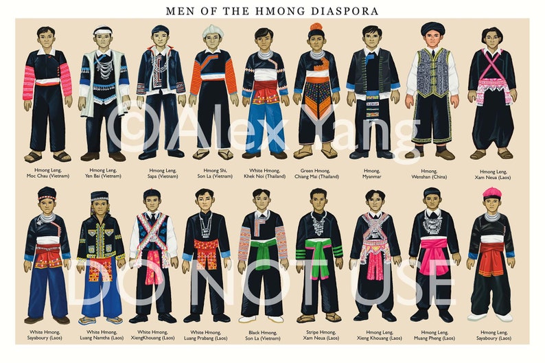 SERIES 1 Men of the Hmong Diaspora (12x18 Inch Print) - Etsy
