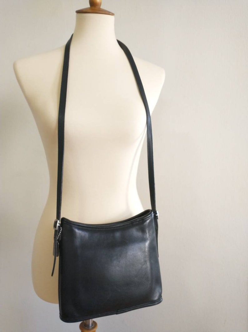 Vintage Black Mambo Coach Crossbody Bag 9062 2 - Etsy