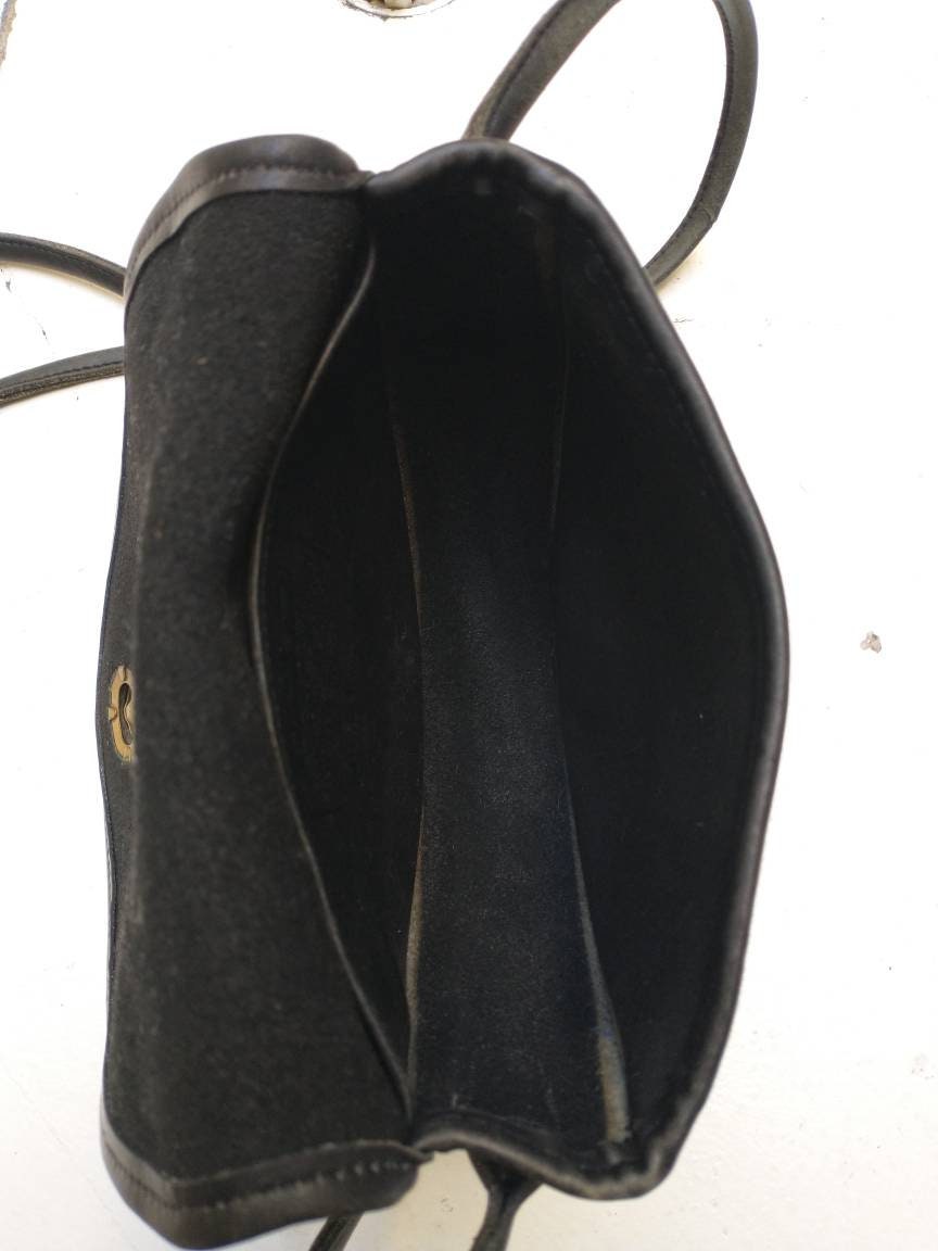 Vintage Classic Black Coach Bag 9995 - Etsy