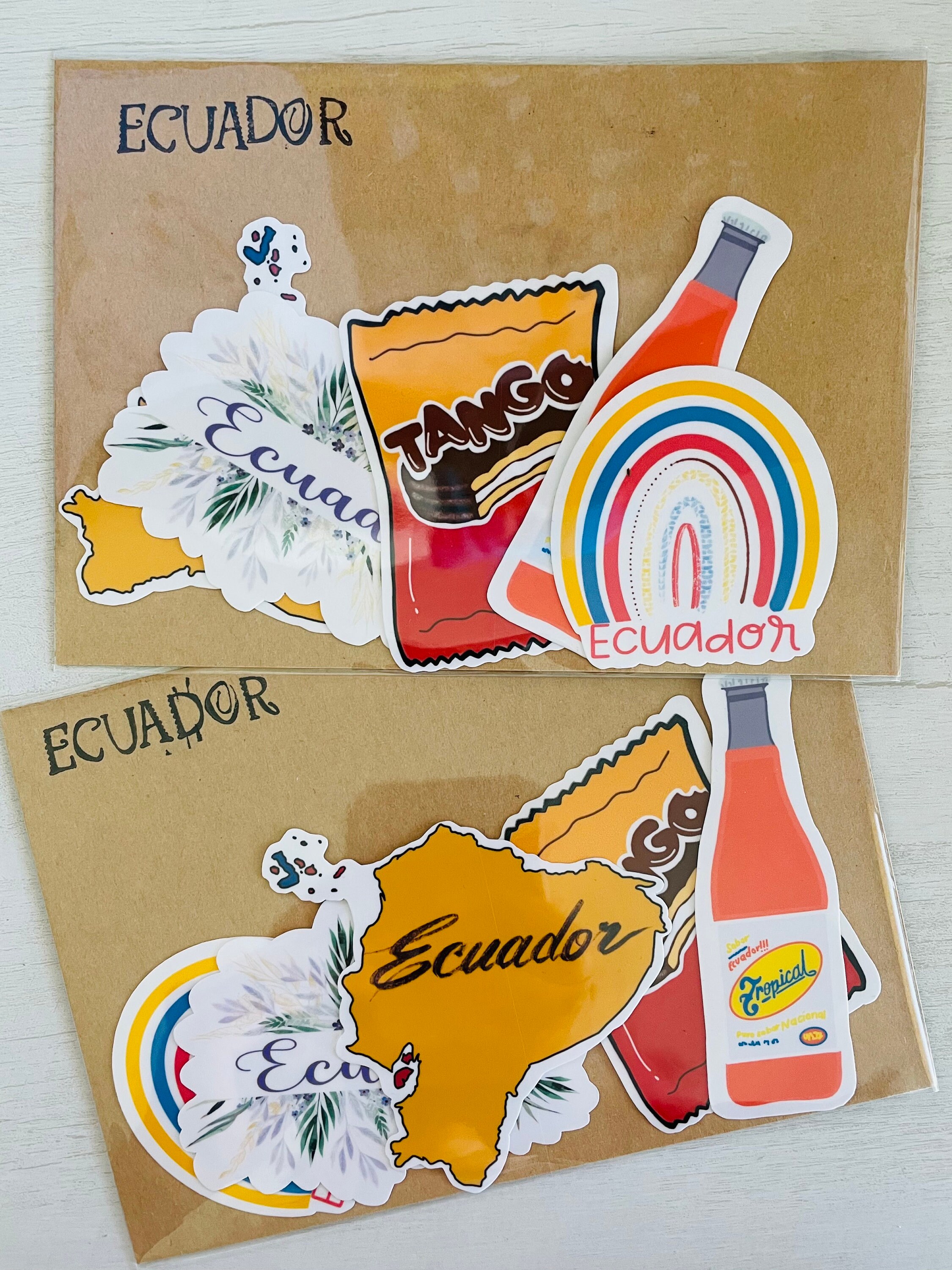 Ecuador Sticker Pack Ecuador Stickers | Etsy