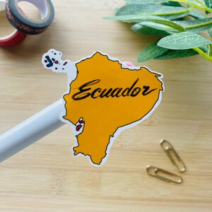 Ecuador Sticker Pack Ecuador Stickers - Etsy