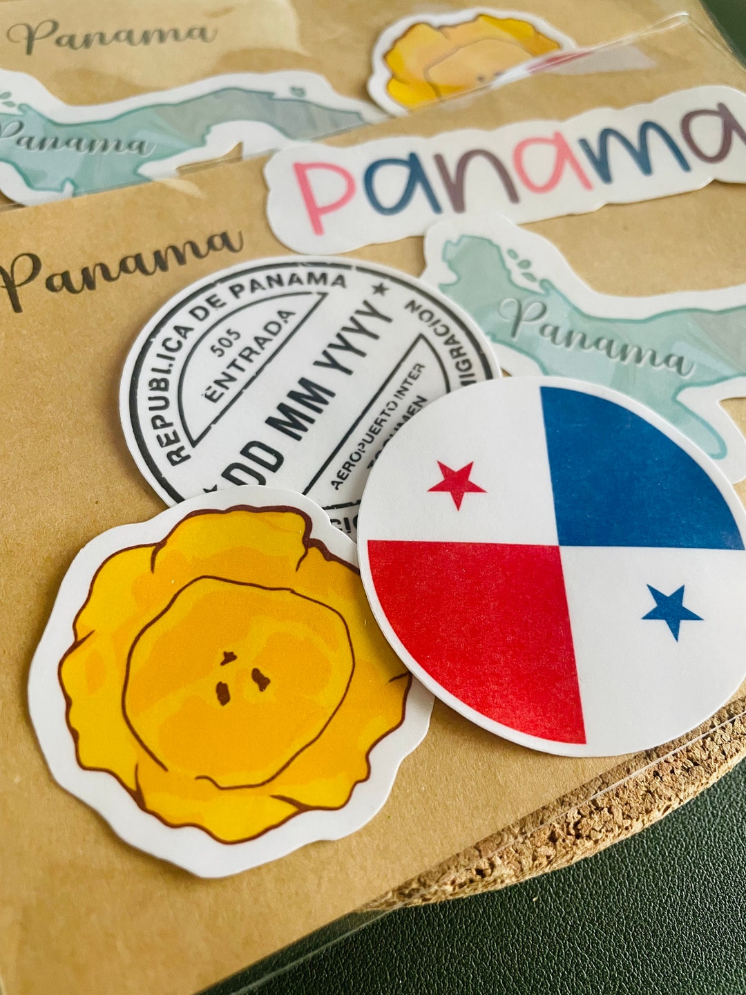 Panama Sticker Pack 5 Piece - Etsy