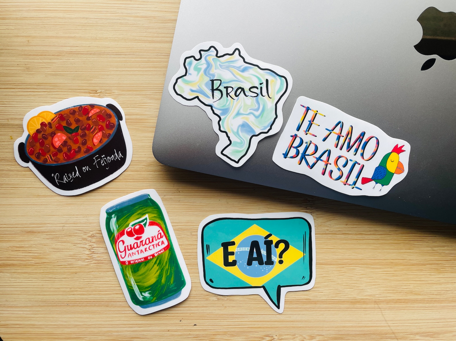 Brazil Stickers Sticker Pack of 5 Brasil Stickers Brazil Food Feijoada ...