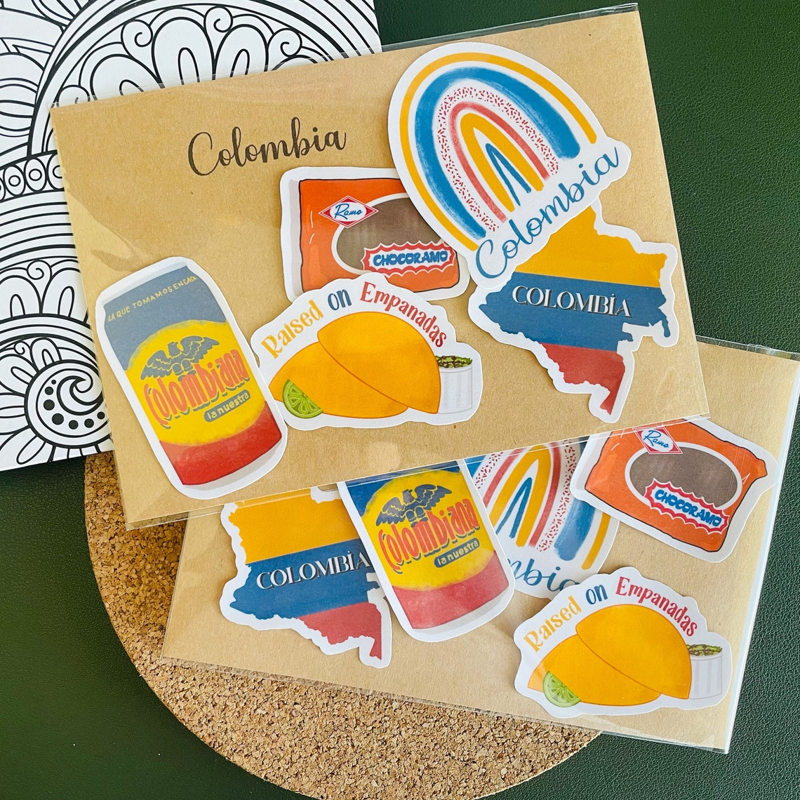 Colombia Sticker Pack of 5 Chocoramo Empanadas | Etsy