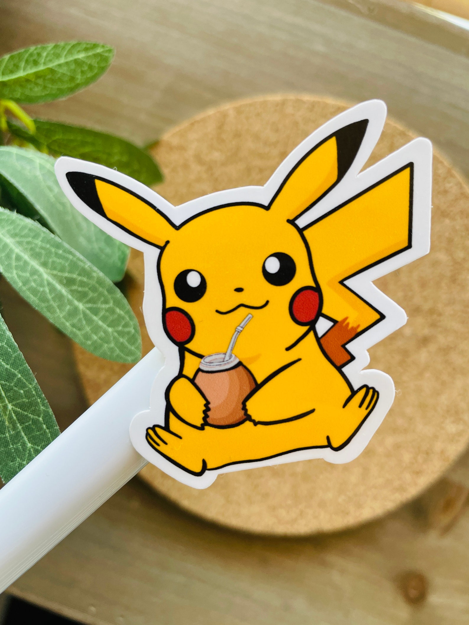 Pikachu Drinking Mate | Argentina | Yerba Mate | Pokemon | Terere - Etsy