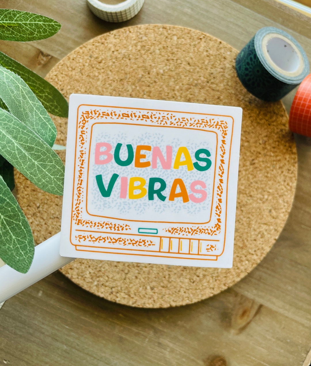Buenas Vibras | Good Vibes | Sticker | Television - Etsy