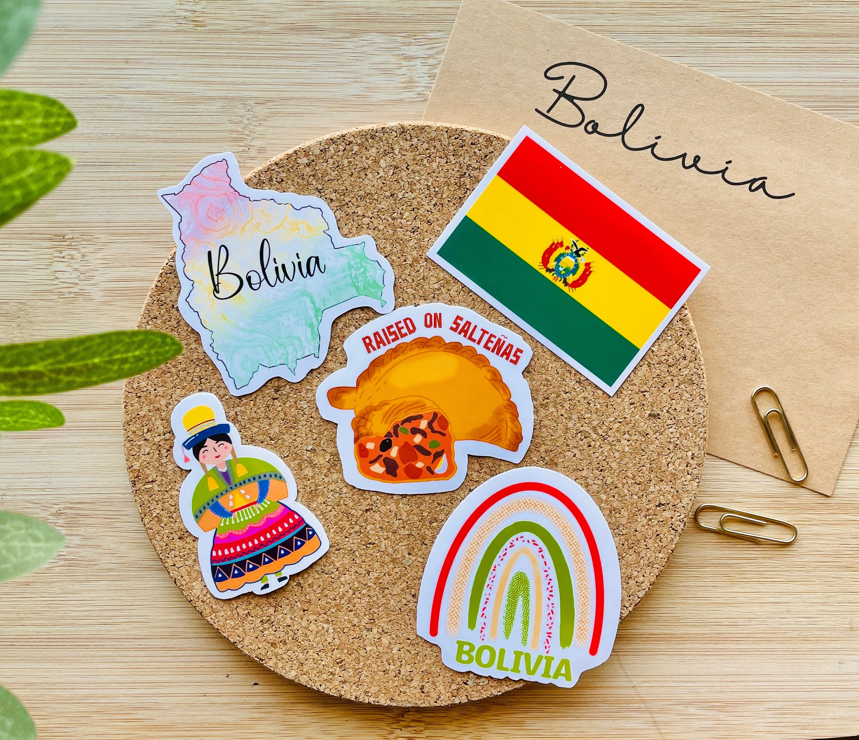 Bolivia Sticker Pack of 5 | Salteñas | Bolivian |south America - Etsy