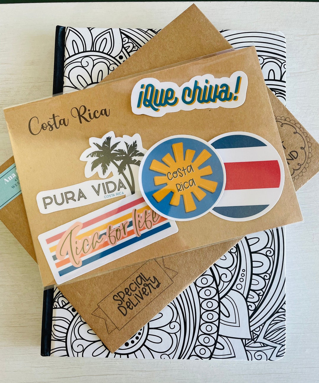Costa Rica Sticker Pack | Costa Rica | Pura Vida | Que Chiva |tica | - Etsy
