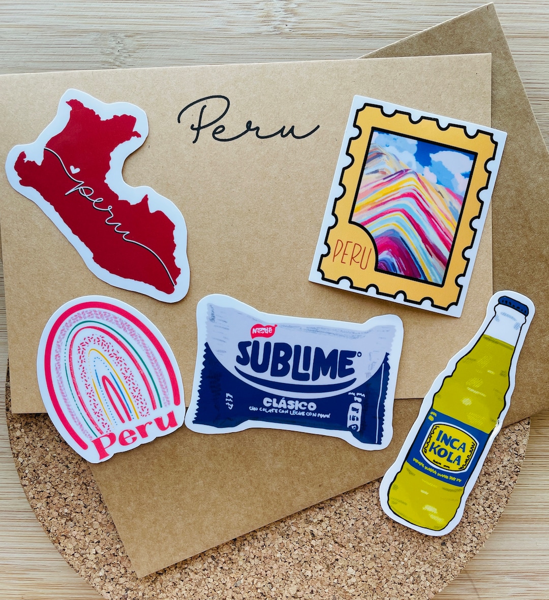 Peru Sticker Pack Peru Gift Peru Favorites Peru Snacks Peru Map Peru ...