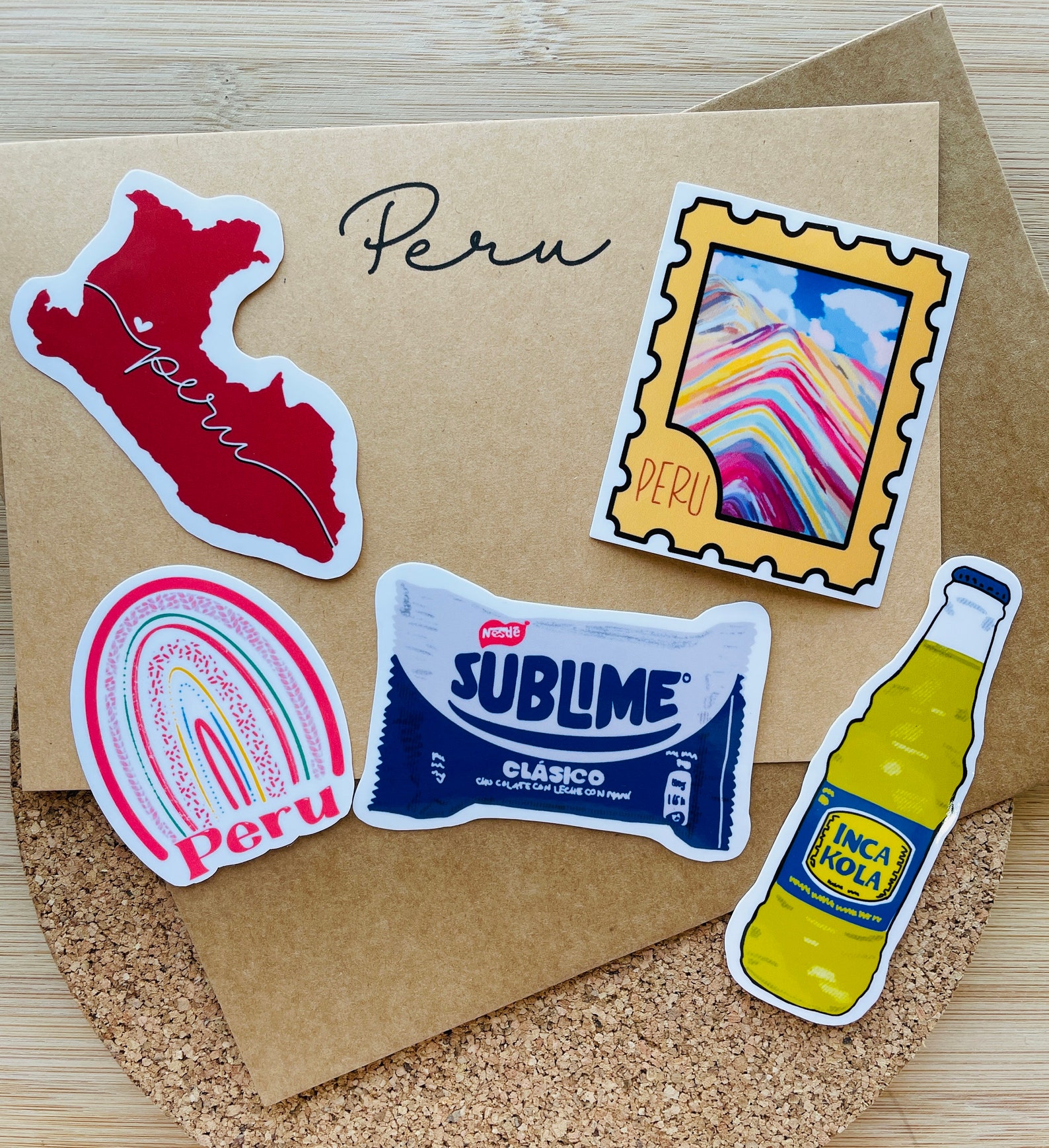 Peru Sticker Pack Peru Gift Peru Favorites Peru Snacks Peru Map Peru ...