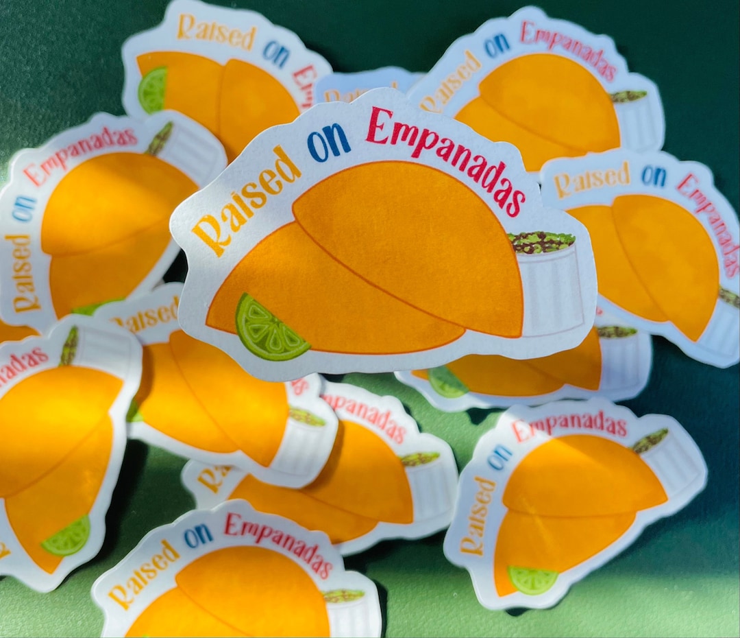 Raised on Empanadas | Colombian Sticker | Colombia - Etsy