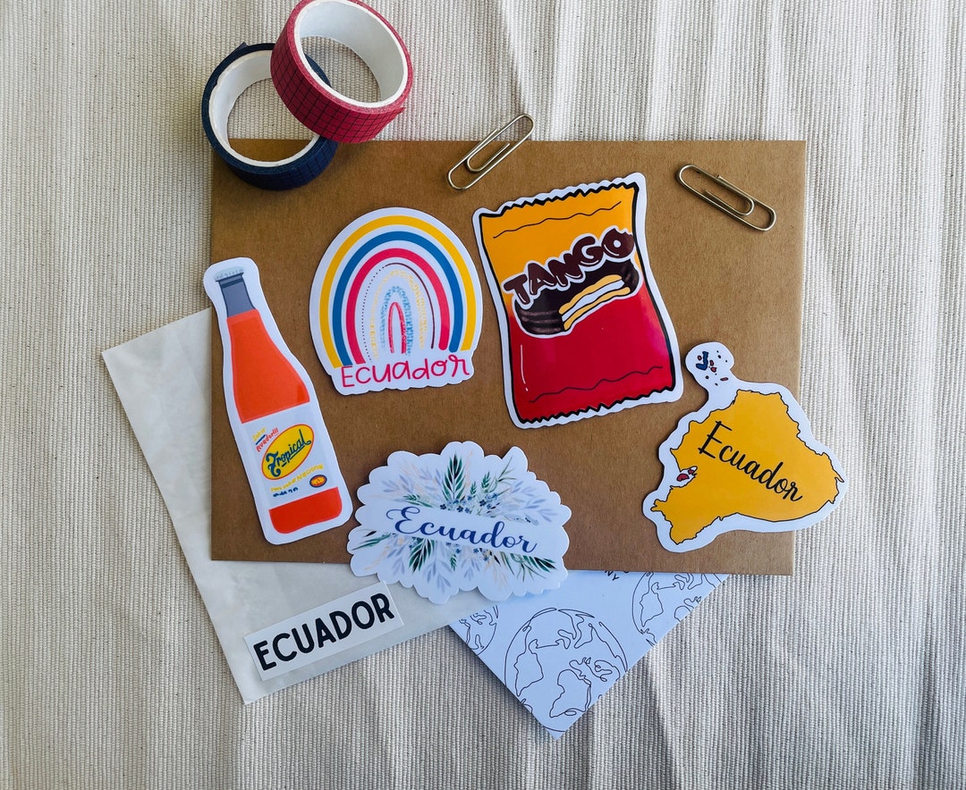 Ecuador Sticker Pack | Ecuador Stickers - Etsy