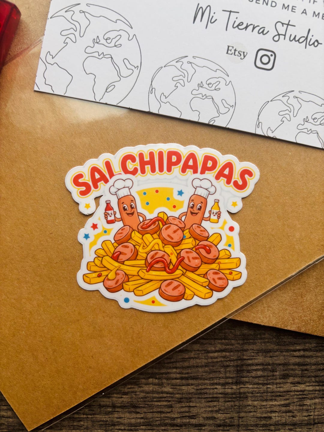 Salchipapas Food Central America South America Latin America Sticker ...