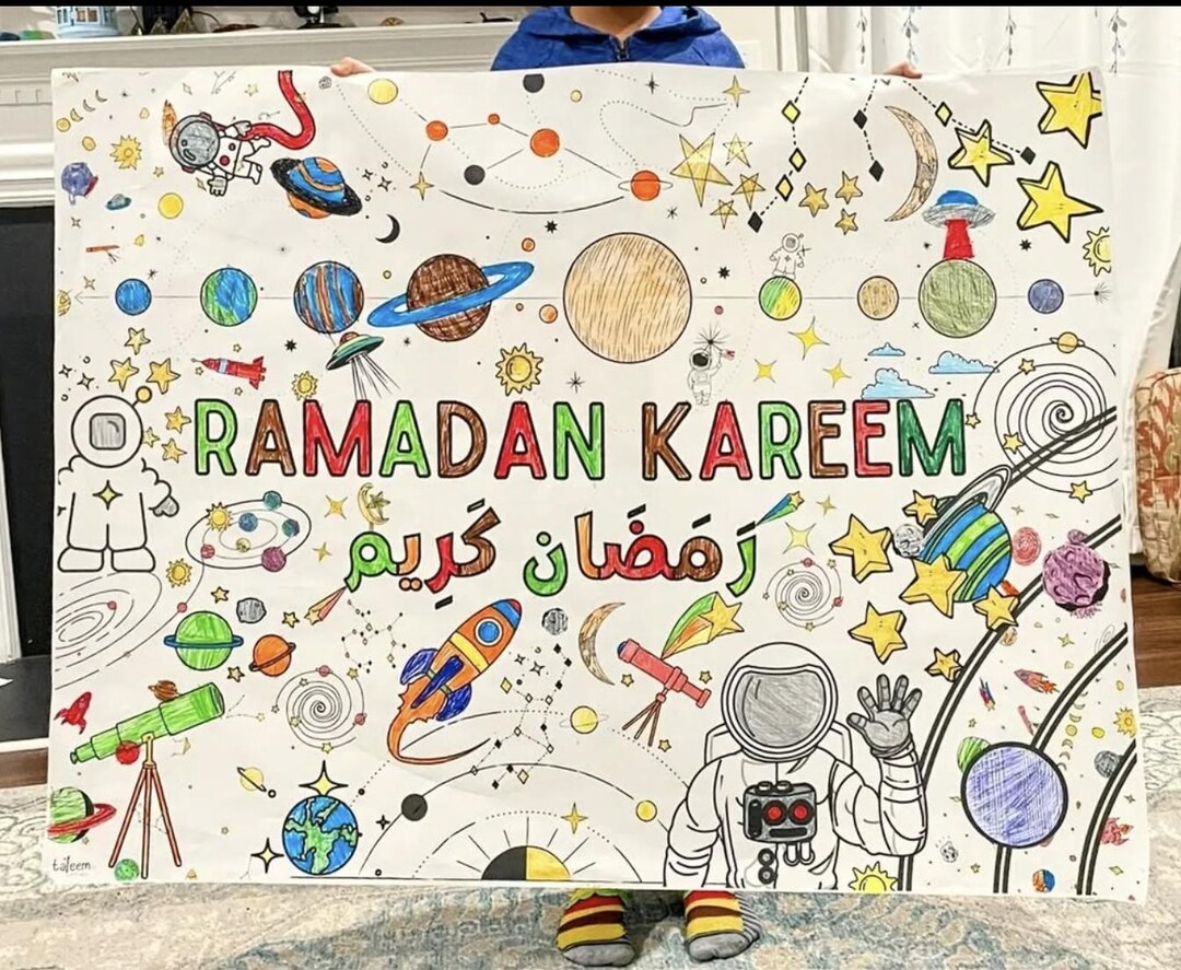 XL Ramadan Coloring Posters (3x4ft) - Etsy