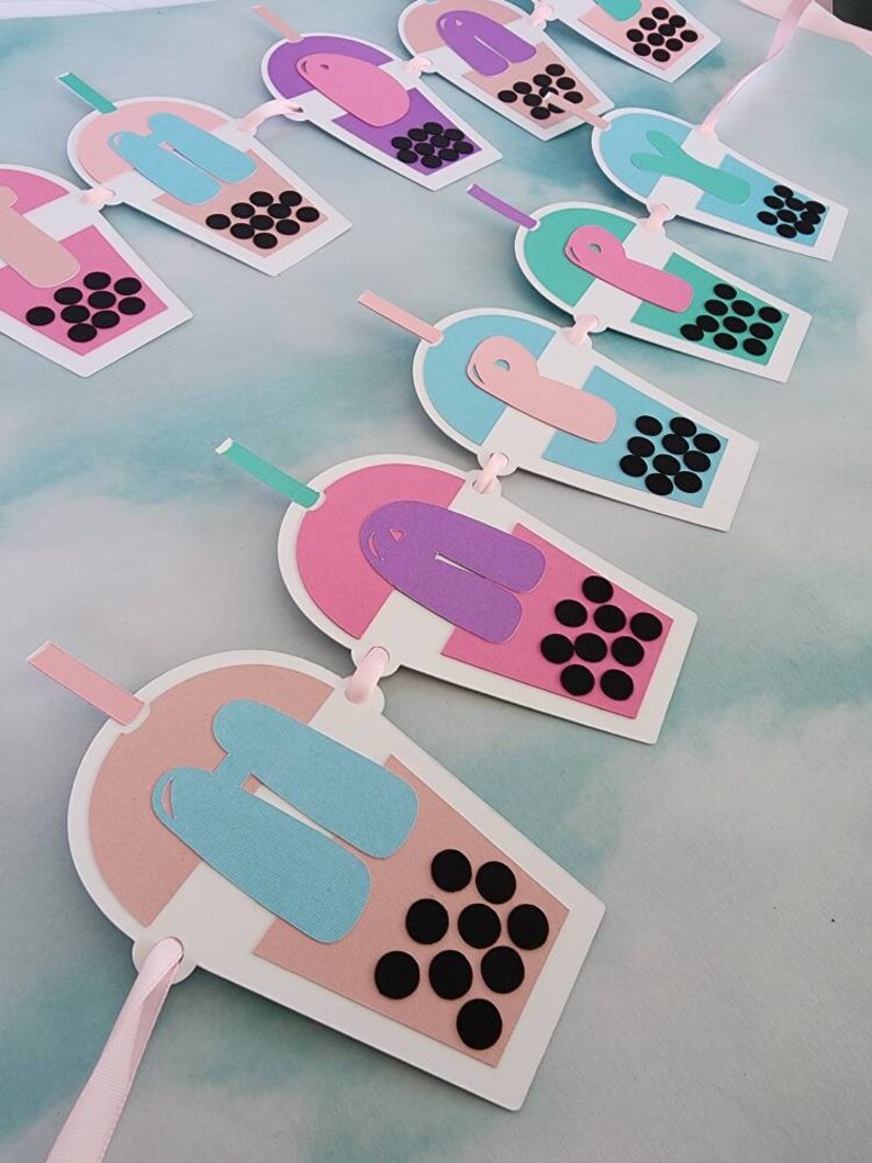 Kawaii Boba Birthday Banner - Etsy