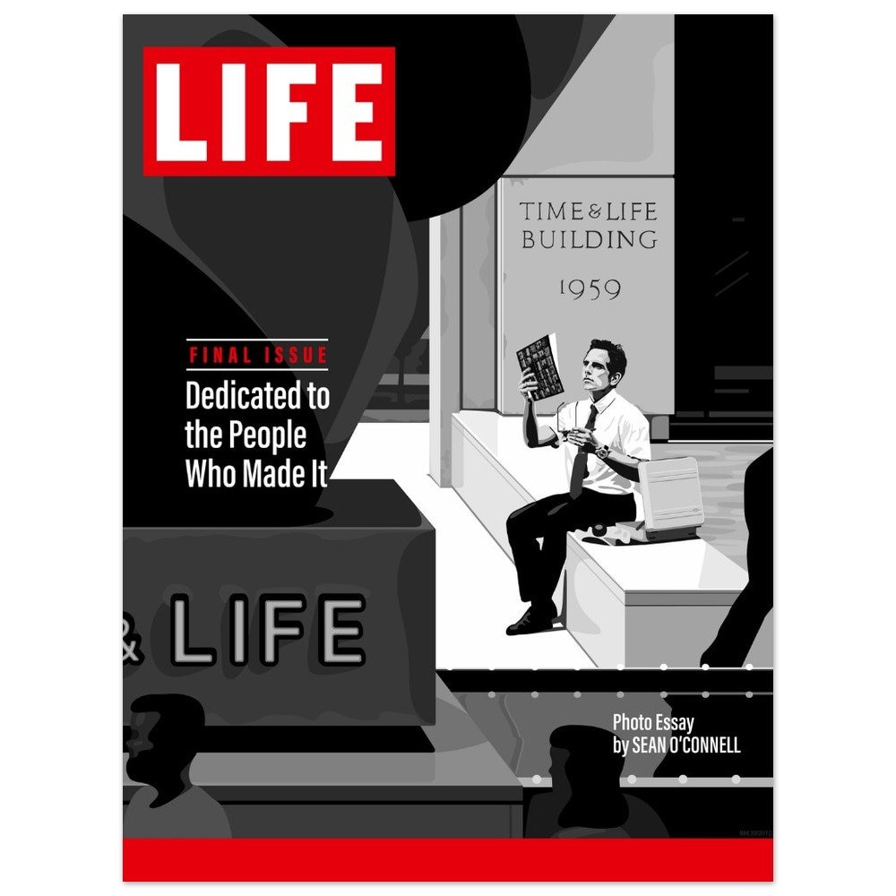 Walter Mitty Life Magazine Cover Poster - Etsy Australia