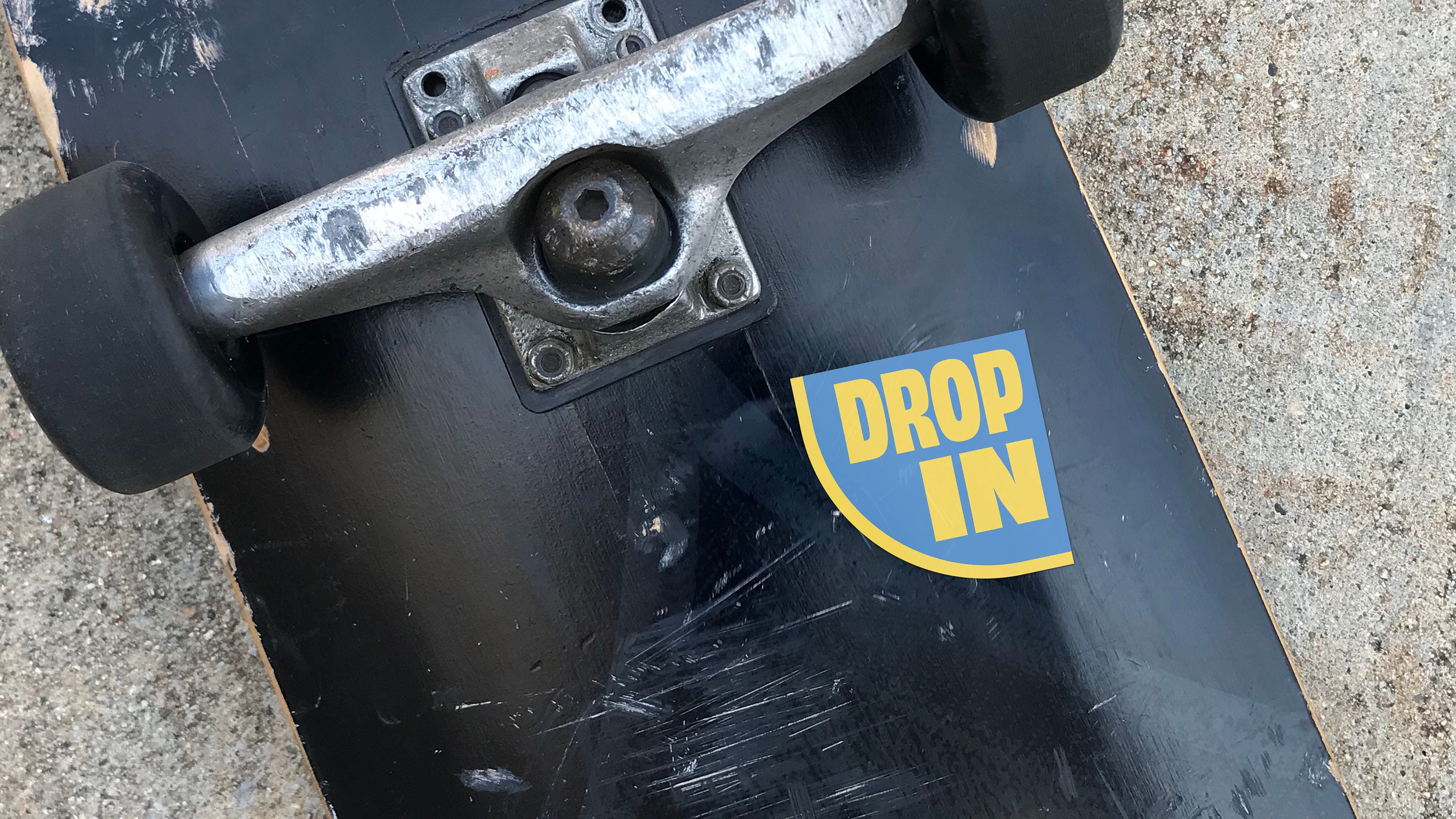 Drop in Vinyl Sticker - Etsy