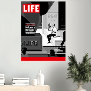 Walter Mitty Life Magazine Cover Art Print: Minimalist Movie Poster - Etsy