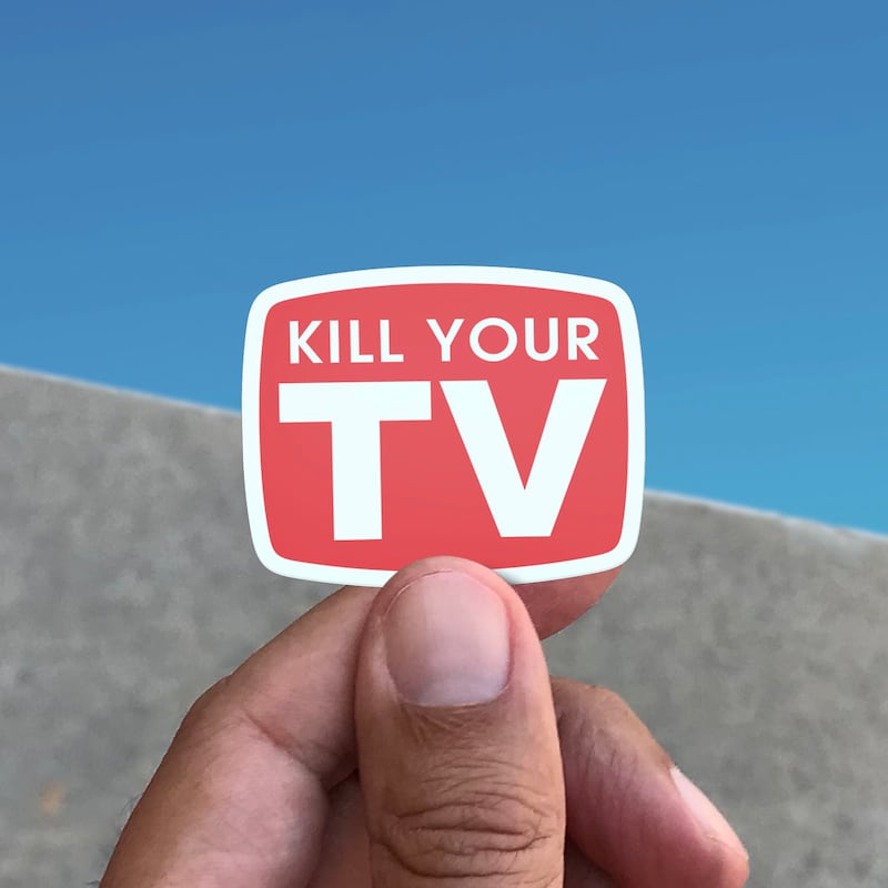 Television Stickers - Etsy