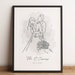 CUSTOM LINE DRAWING, Custom Illustration, Digital Art, Line Art, Custom ...