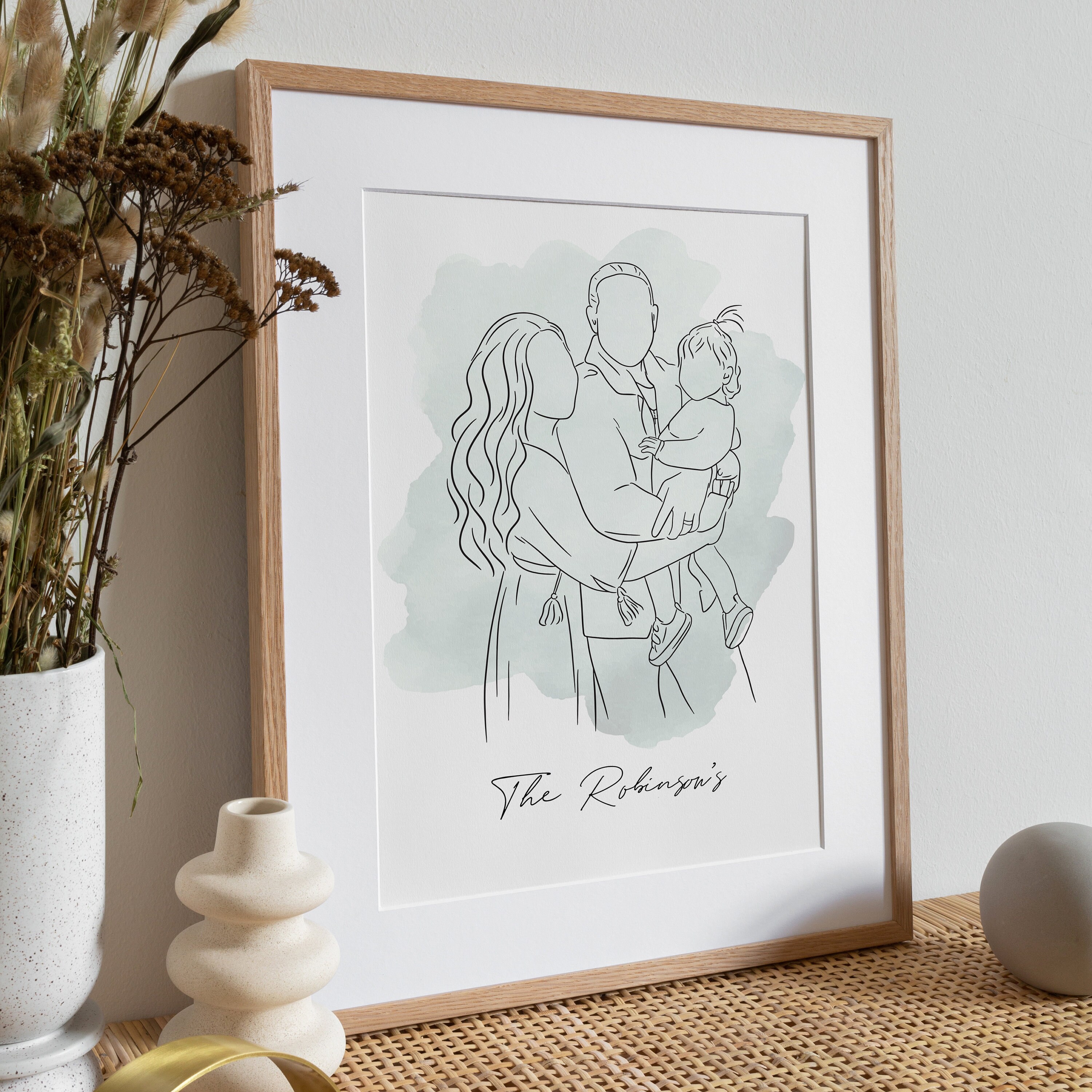 CUSTOM LINE DRAWING Custom Illustration Digital Art Line | Etsy UK
