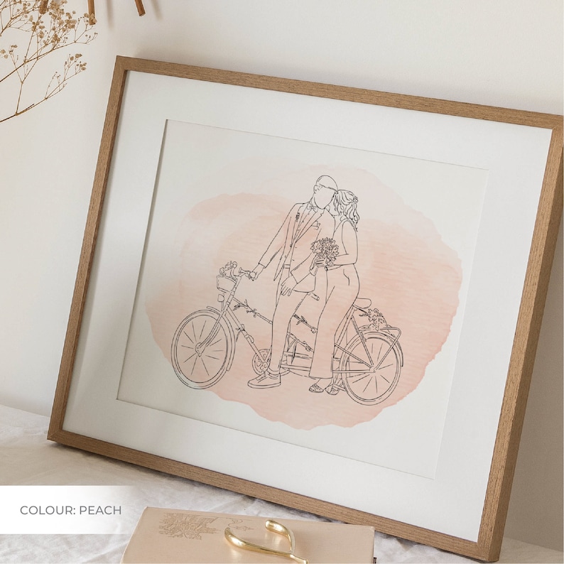 CUSTOM LINE DRAWING Custom Illustration Digital Art Line - Etsy