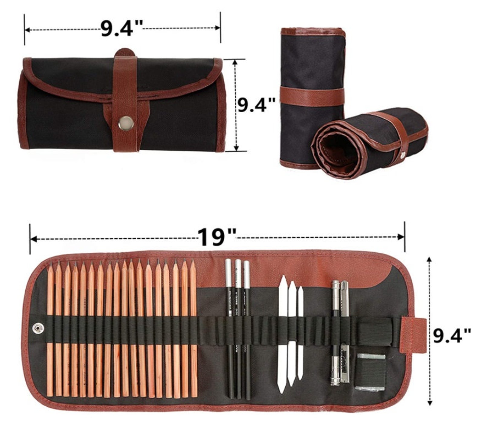 Drawing Pencil Kit Professional Set Sketch Pencil Set Charcoal - Etsy