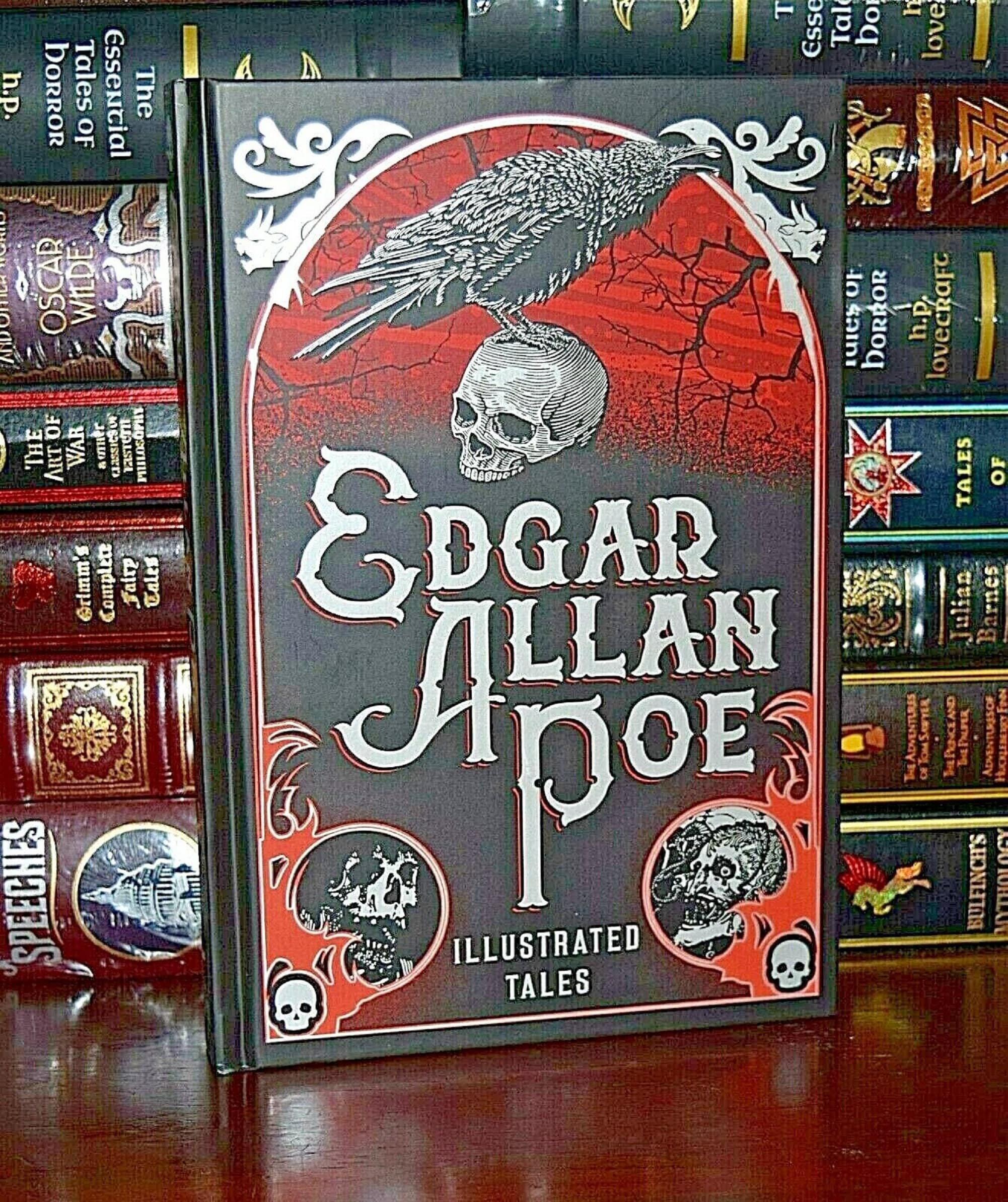 Edgar Allan Poe Illustrated Book Tales of Horror Mystery - Etsy