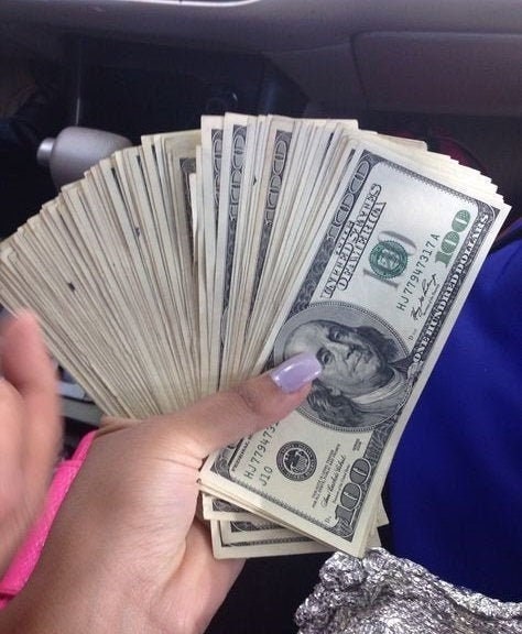 Money In Hand Tumblr