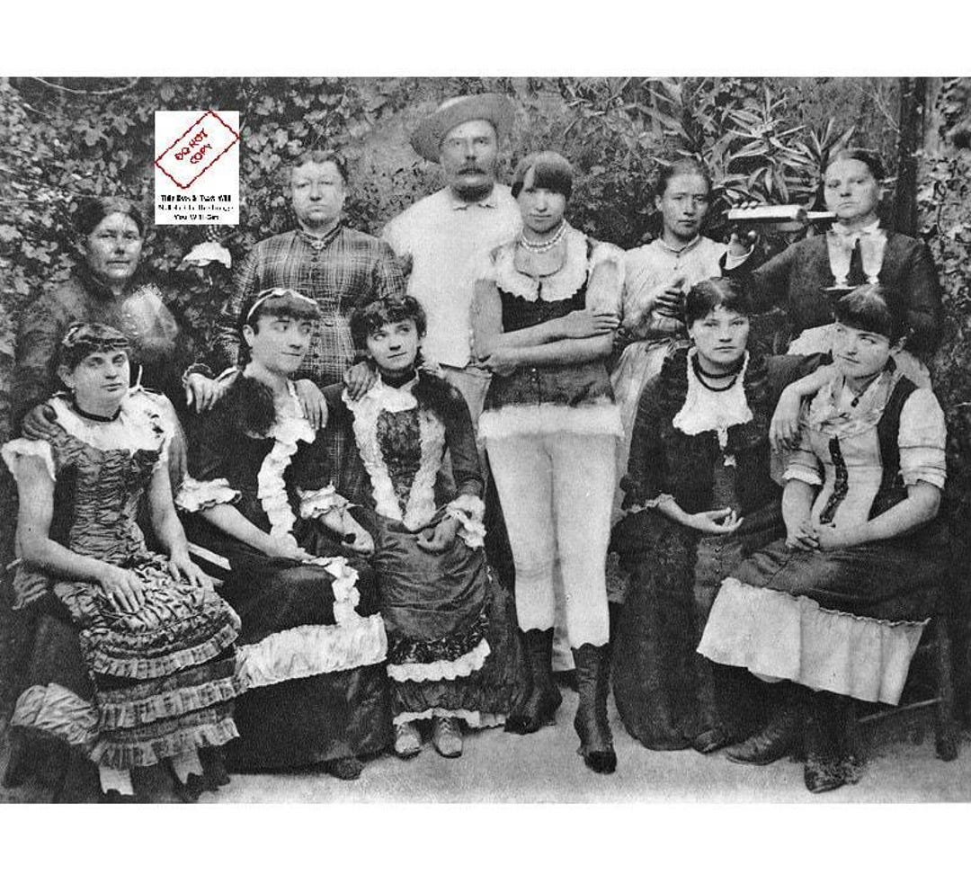 Vintage Prostitute Brothel Prostitutes Brothel Girls Ladies of the ...