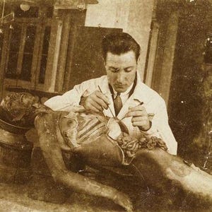 Vintage Cadaver Doctor Autopsy Photo Scary Creepy Cemetary Vintage ...