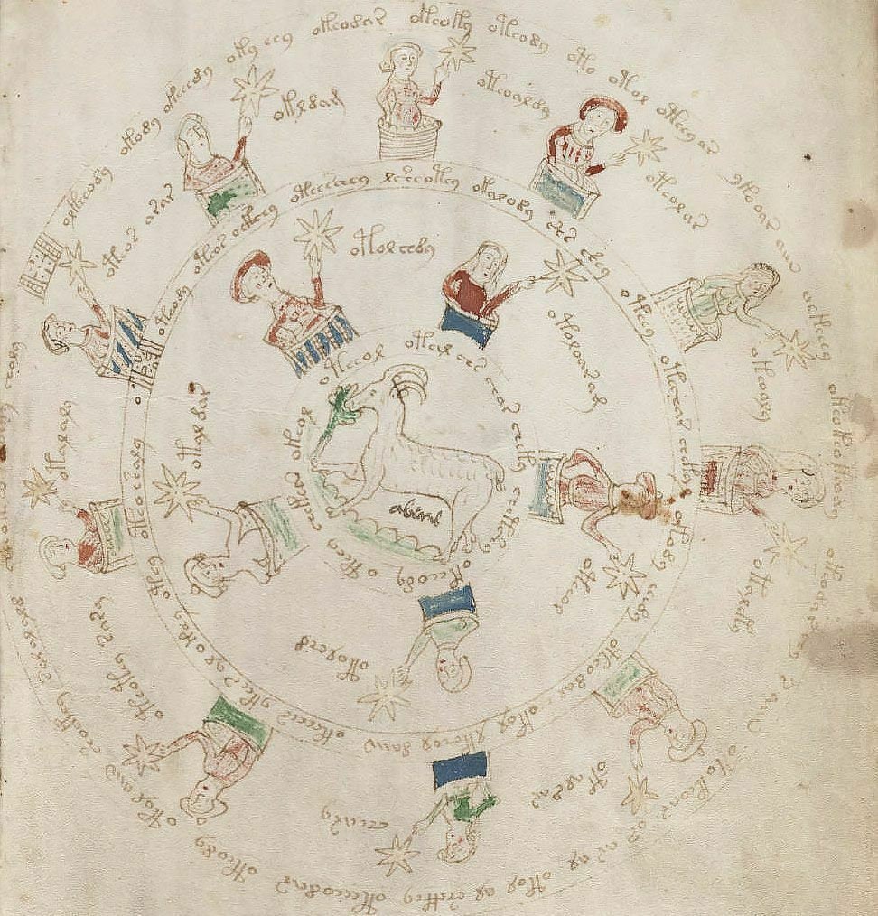 THE VOYNICH MANUSCRIPT 15th Century Undecipherable Mysterious | Etsy