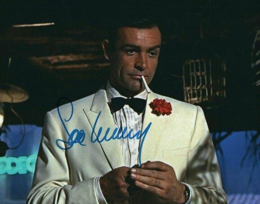 Sean Connery Autograph Signed Photo James Bond Sean Connery Autographed ...