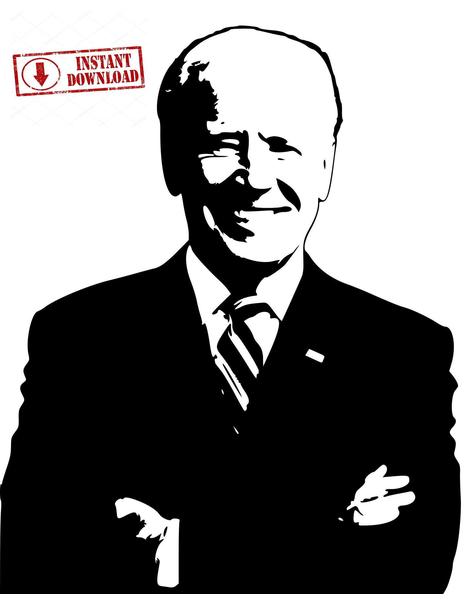 Joe Biden SVG PNG JPG Joe Biden Vector Joe Biden Silhouette | Etsy UK