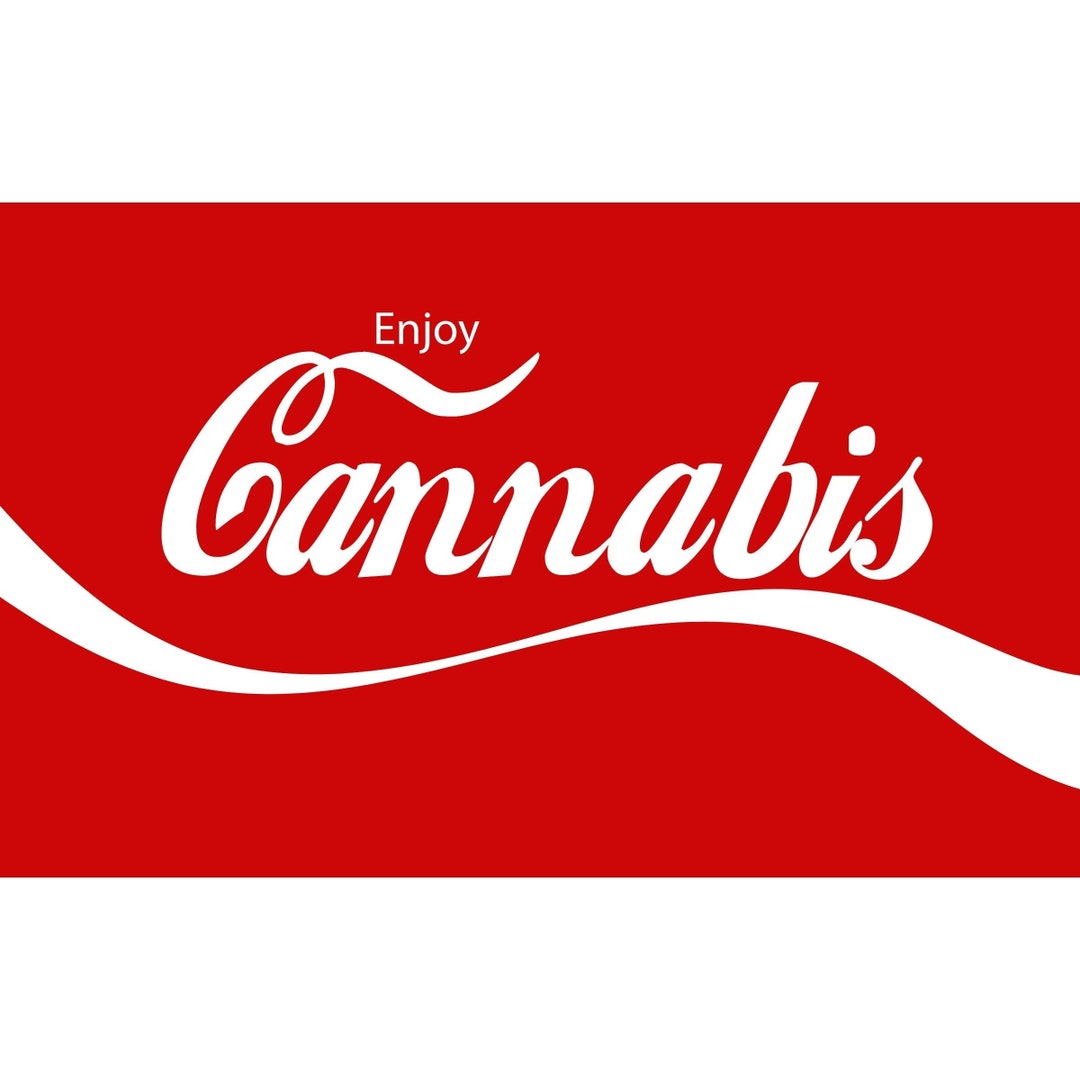 Cannabis Svg Coca Cola Svg, Weed SVG Marijuana Svg Pot Leaf Svg Weed ...