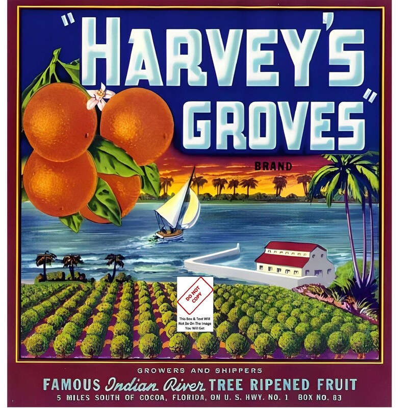 Orange Crate Labels - Etsy