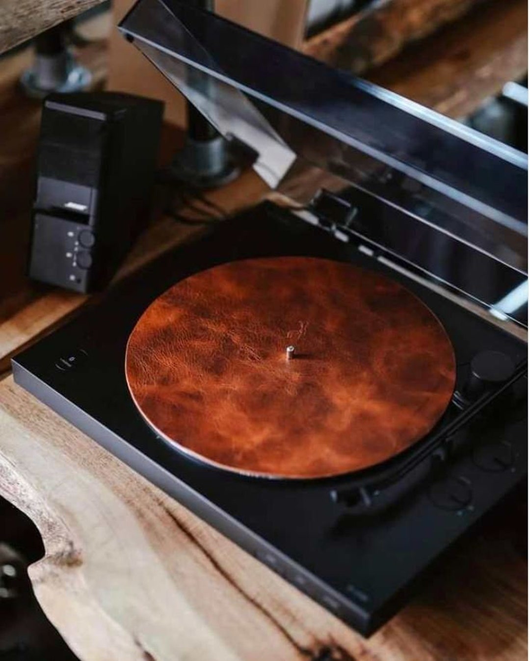 Leather Turntable Mat - Etsy