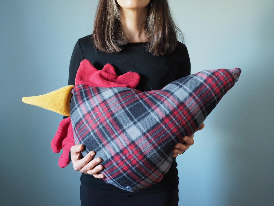 Chicken Pillow, Stuffed Animal, Couch Pillow, Farmhouse Homestead Decor ...