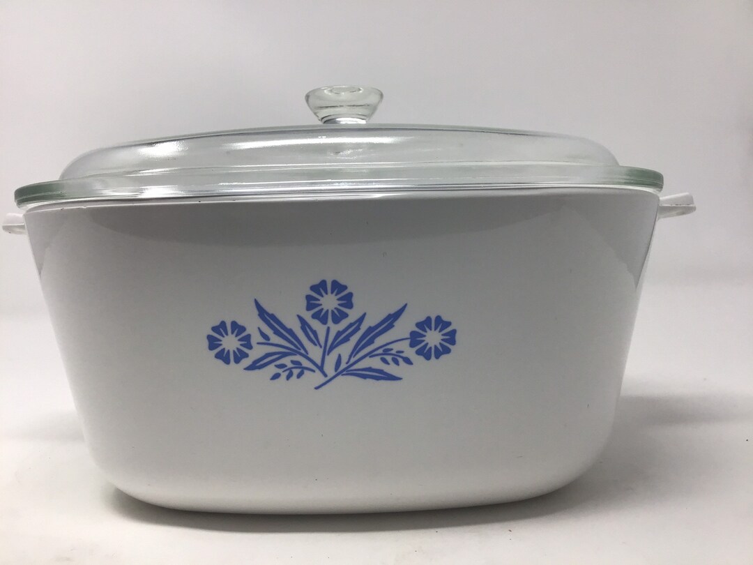 Vintage 1960s Corning Ware Blue Cornflower Pattern P-1 3/4-B, 1 3/4 ...