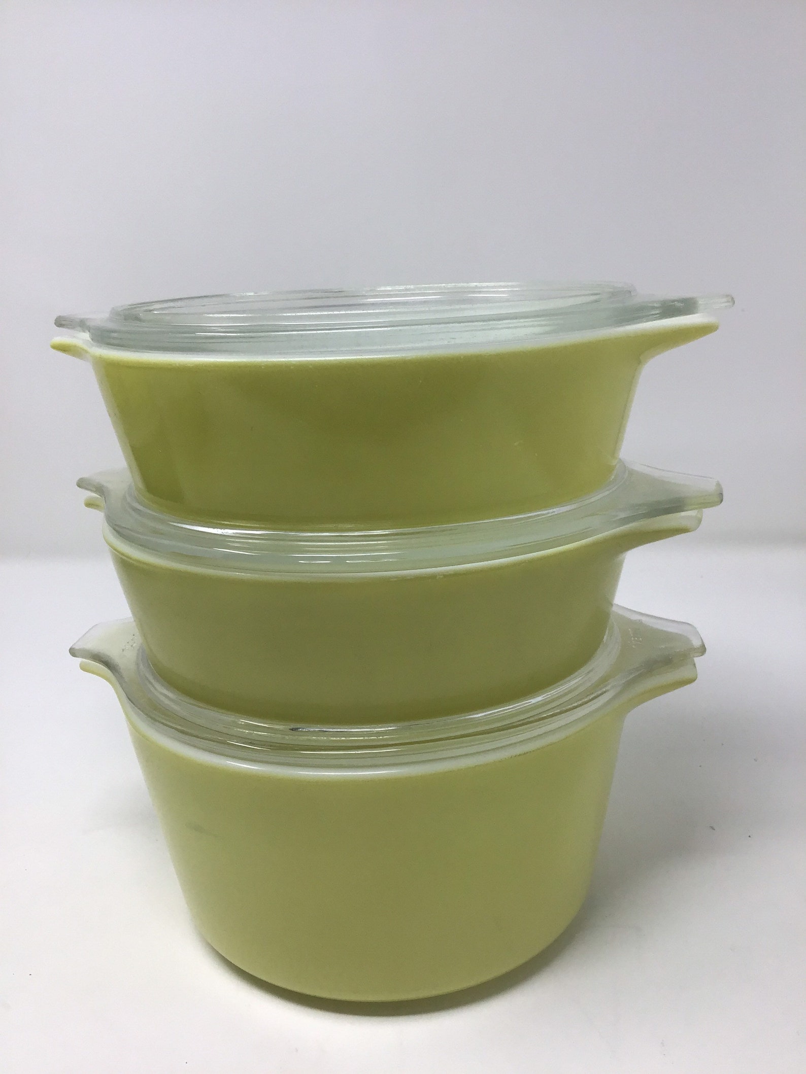 Vintage Pyrex Verde Green Pattern 2 471's 1 Pint y 1 473 1 - Etsy España