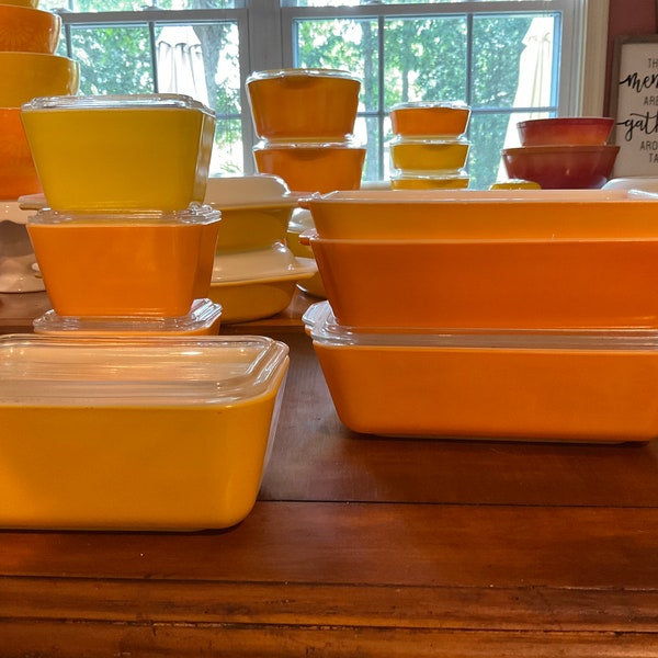 Orange Pyrex - Etsy