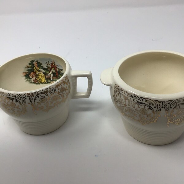 Sebring Pottery Chantilly 22 K Gold - Etsy