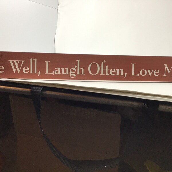Laugh Often Sign - Etsy